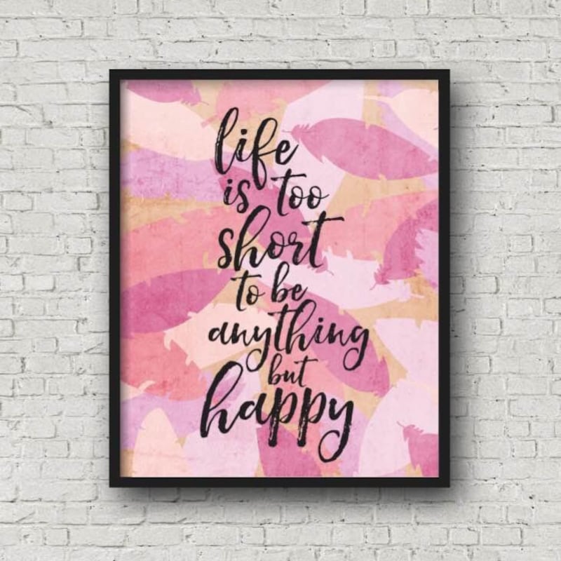 Life is Too Short - Etsy