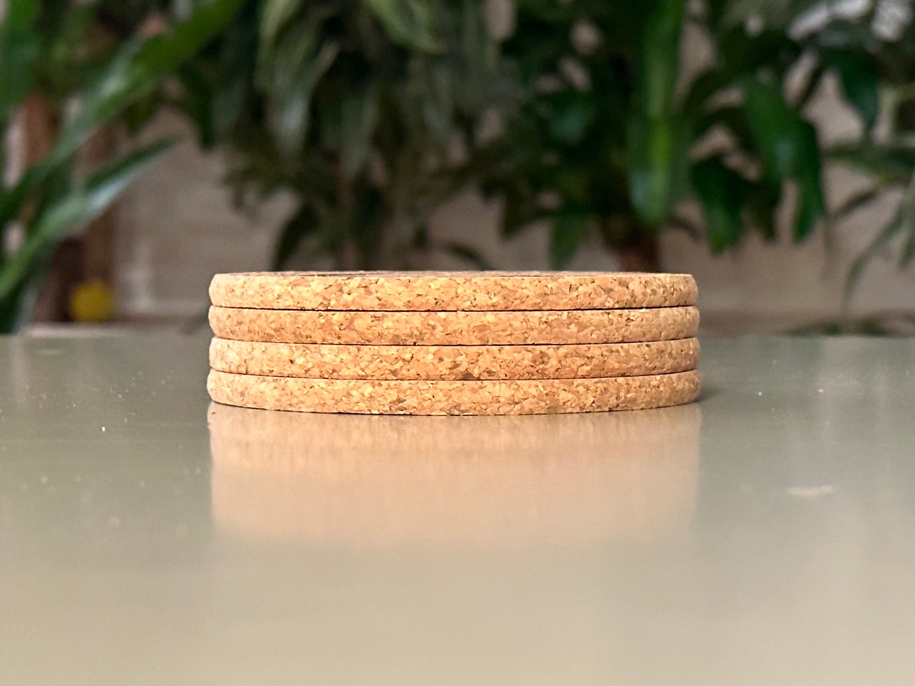 Houston, TX Map Coasters Engraved Cork Set of 4 - Etsy