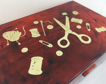 Vintage sewing box | Etsy