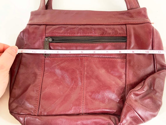 Maroon Pleather Bag Purse - munimoro.gob.pe