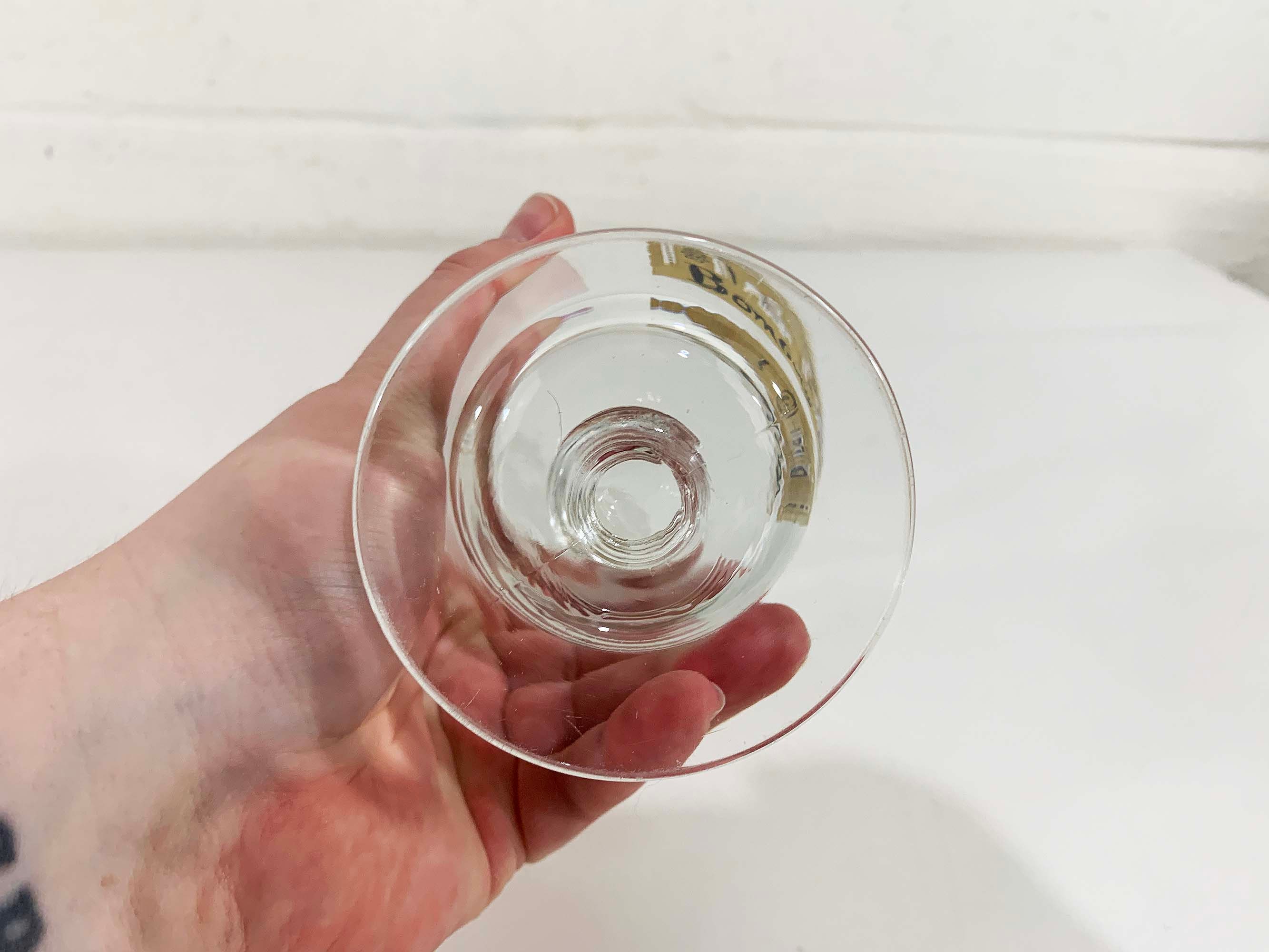 Vintage Libbey TWA Destination Cities Coupe Glass Mumbai Bombay Indian ...