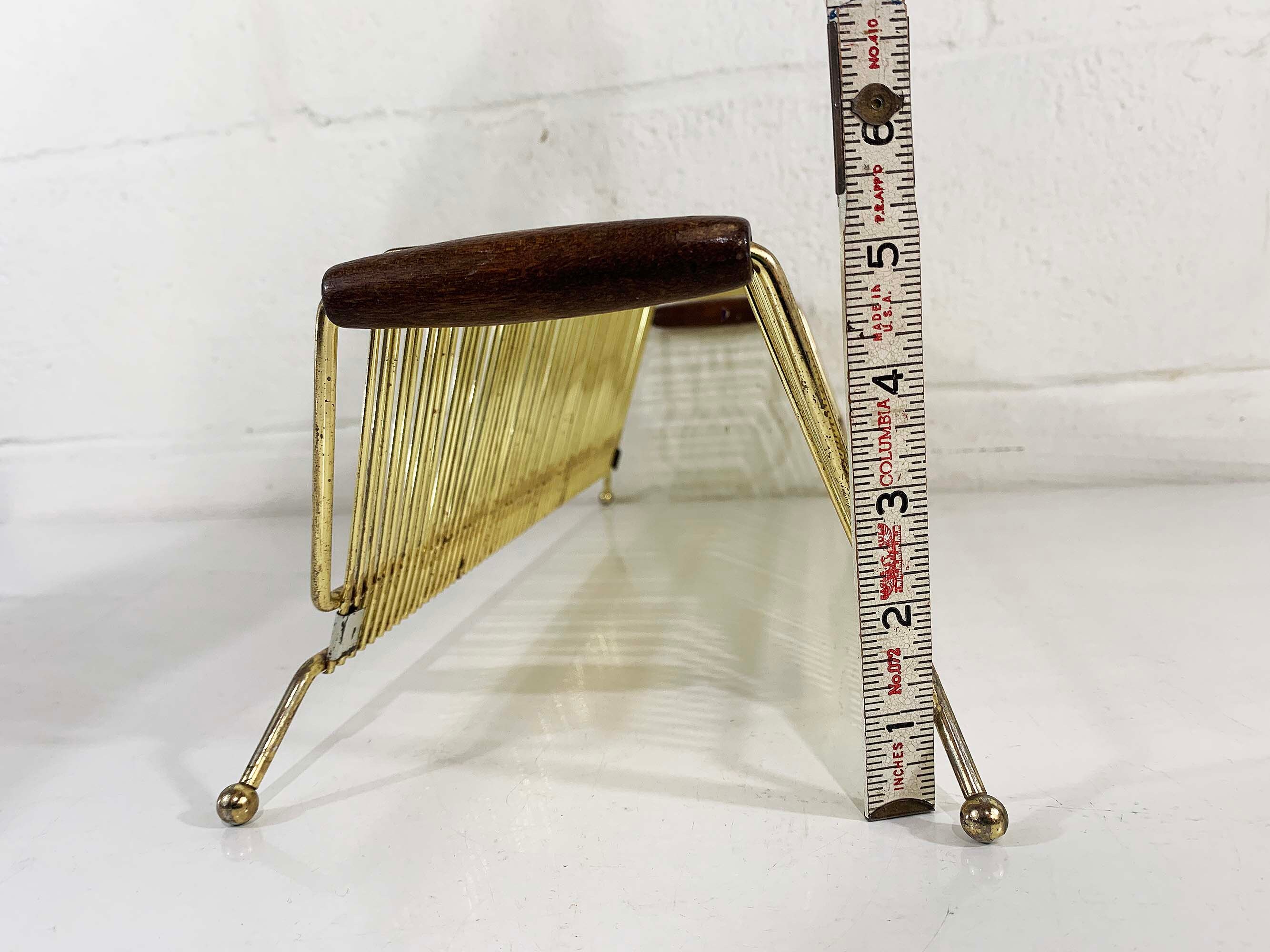 Vintage Record Stand 45 45RPM 7 Inch Holder MCM Storage Mid-Century ...