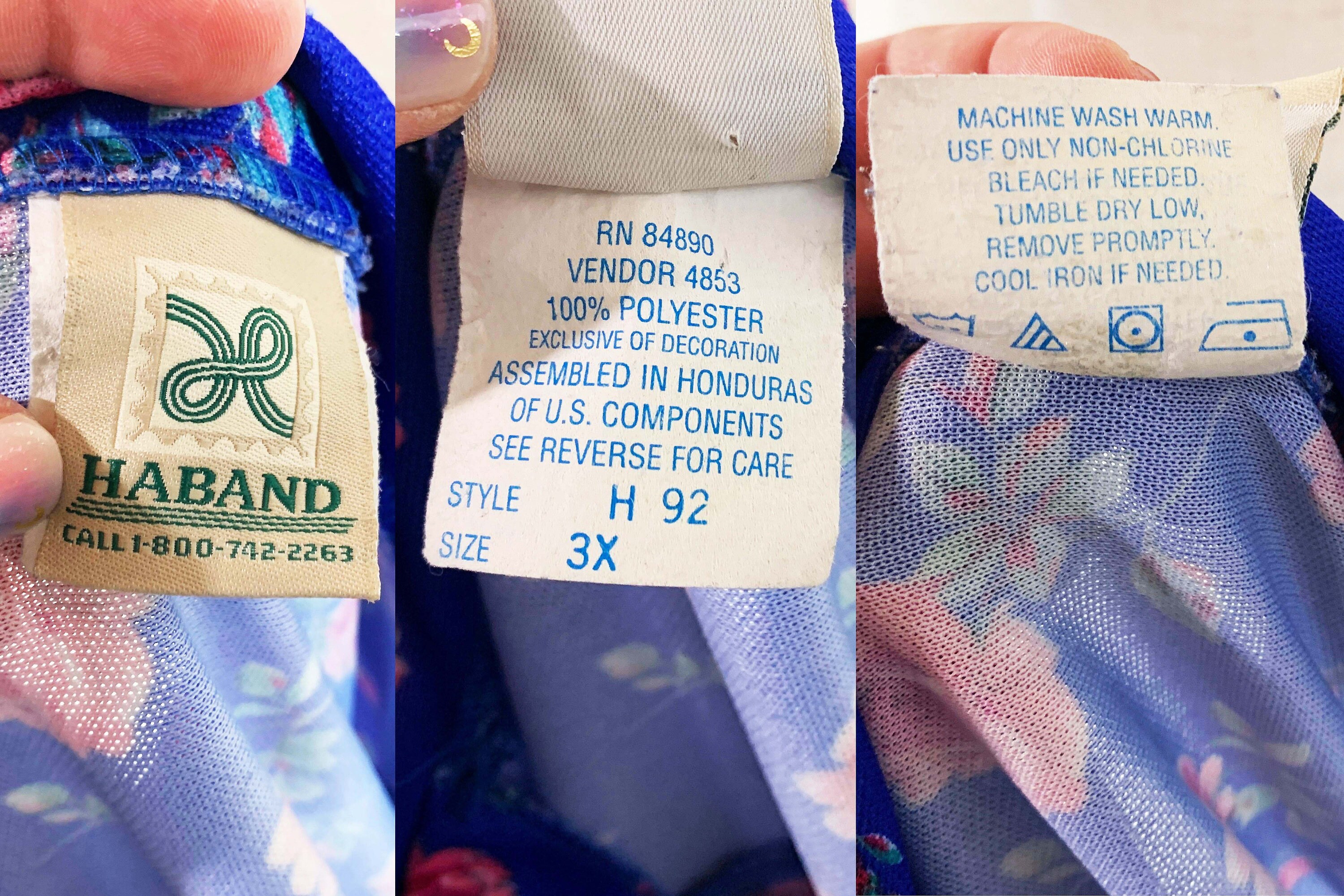 Vintage Snap Front Shirt Haband Mod Blouse Pockets Oversized Comfy ...