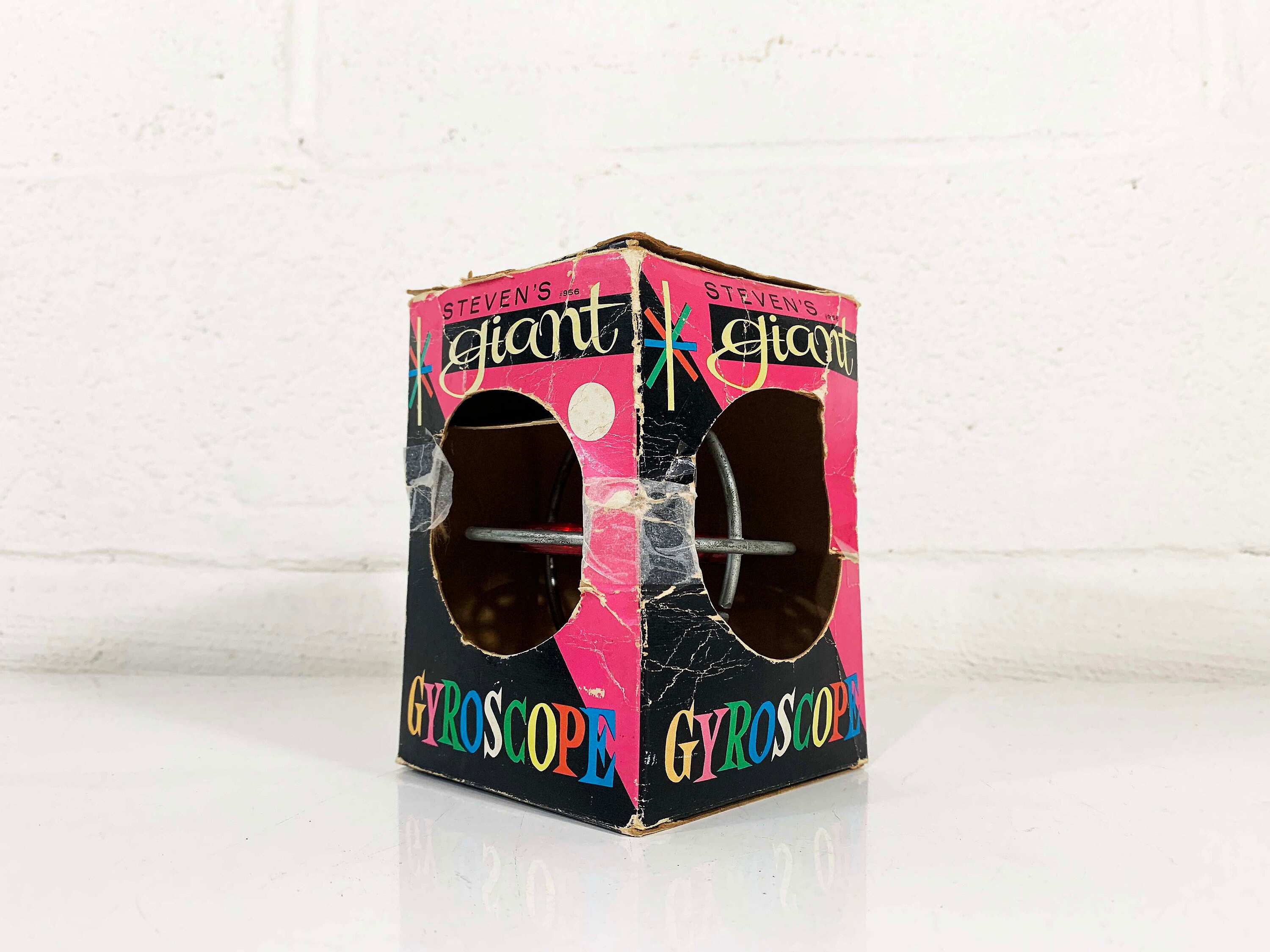 Vintage Steven’s Giant Gyroscope Colorful Toy Made in the USA New York ...