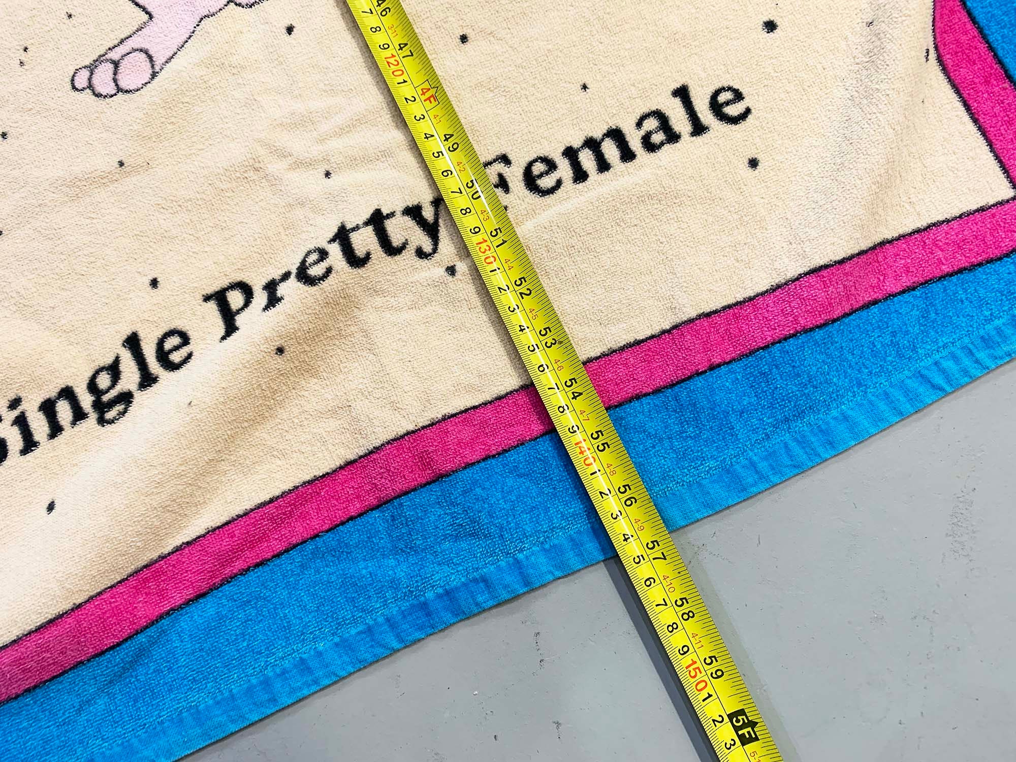 Vintage Cathy Cartoon Beach Towel Pool Sunday Funnies Guiswite Funny ...