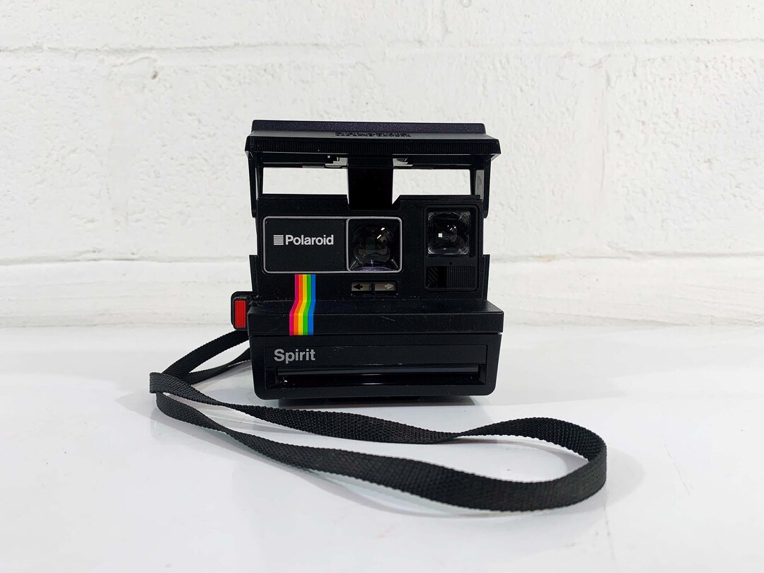 Vintage Polaroid Spirit Camera 600 Rainbow Stripe Instant Film ...