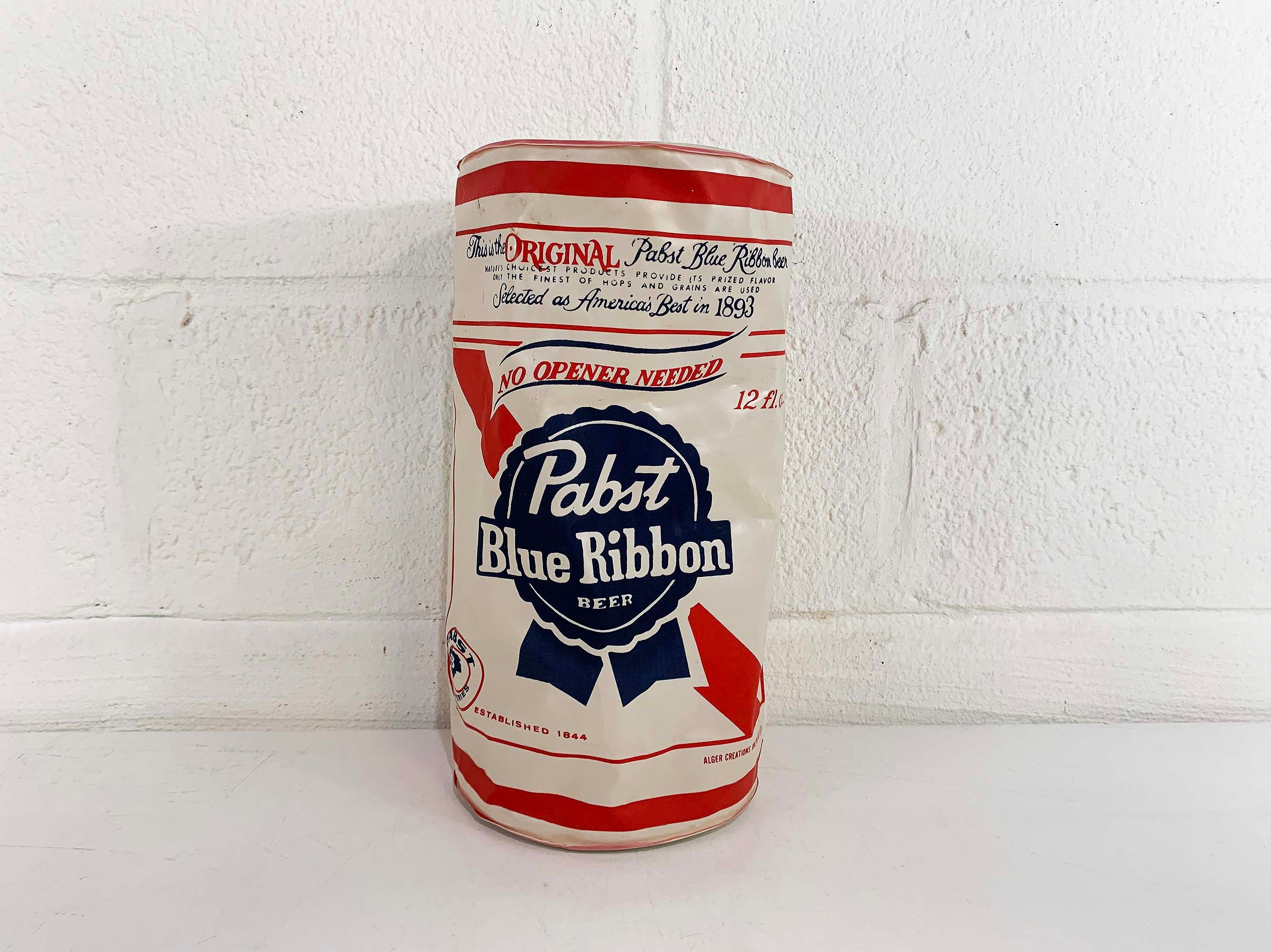 Vintage Pabst Inflatable Beer Can Drink Sign Happy Hour Bar Barware ...