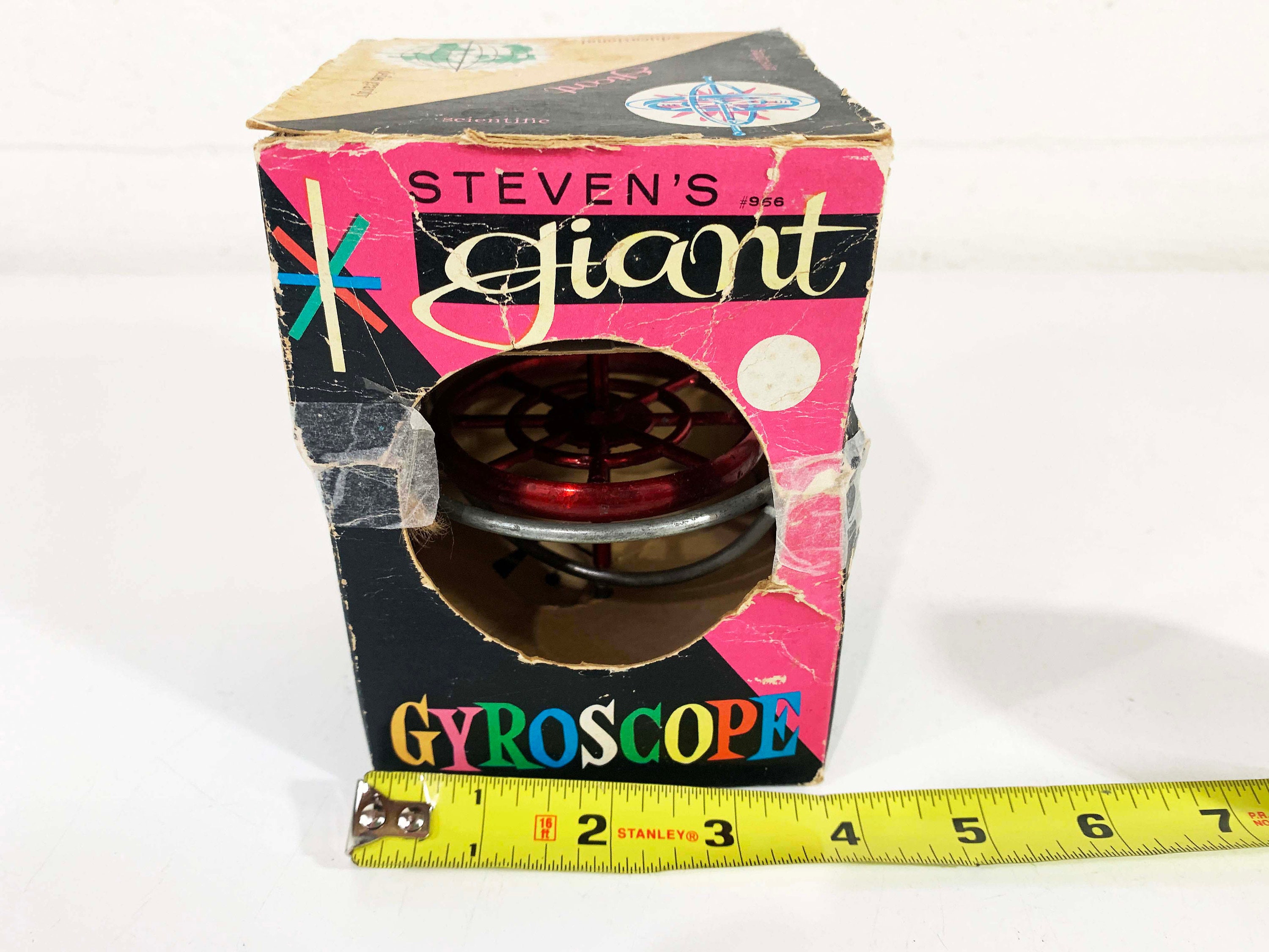 Vintage Steven’s Giant Gyroscope Colorful Toy Made in the USA New York ...