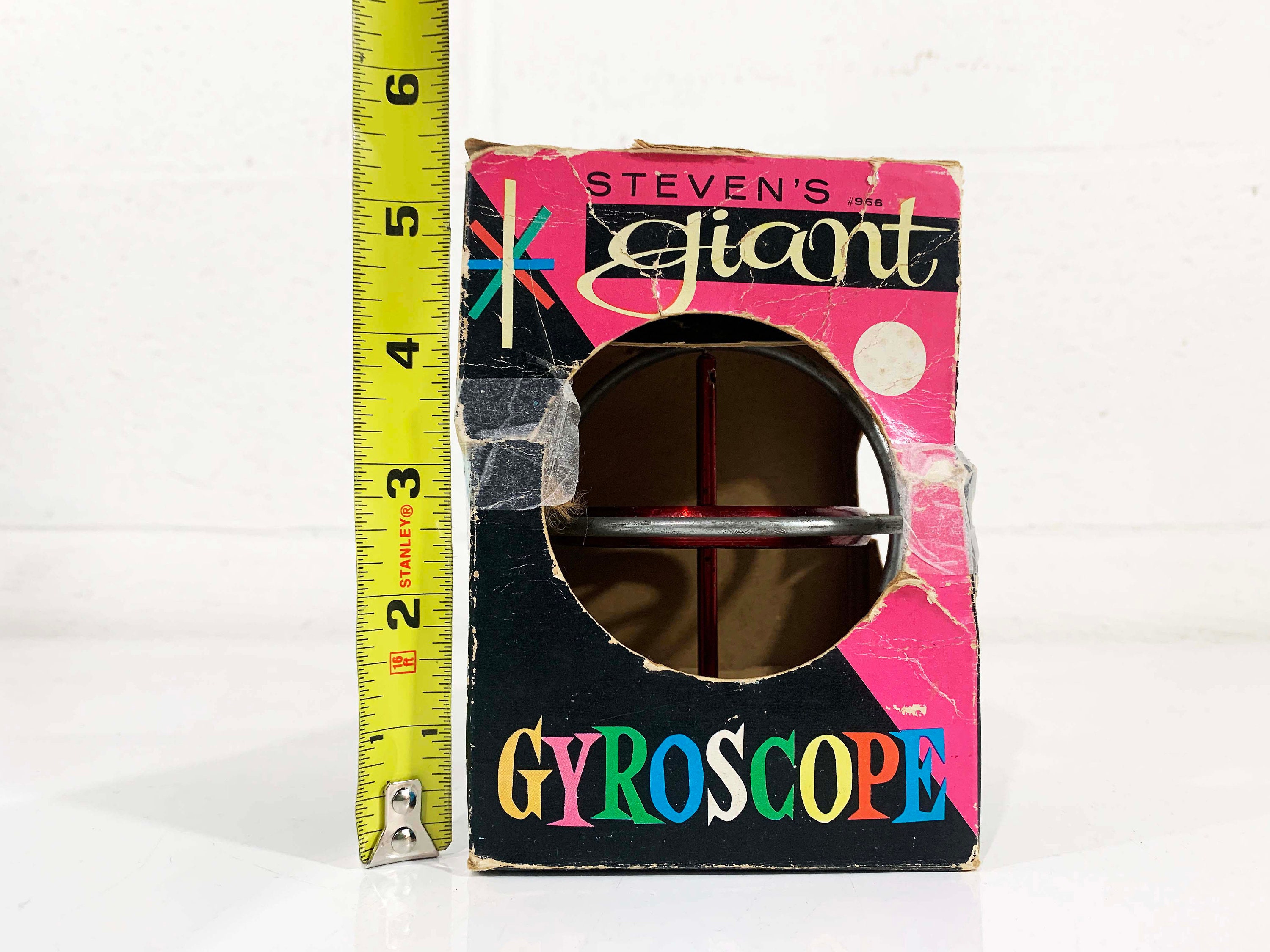 Vintage Steven’s Giant Gyroscope Colorful Toy Made in the USA New York ...