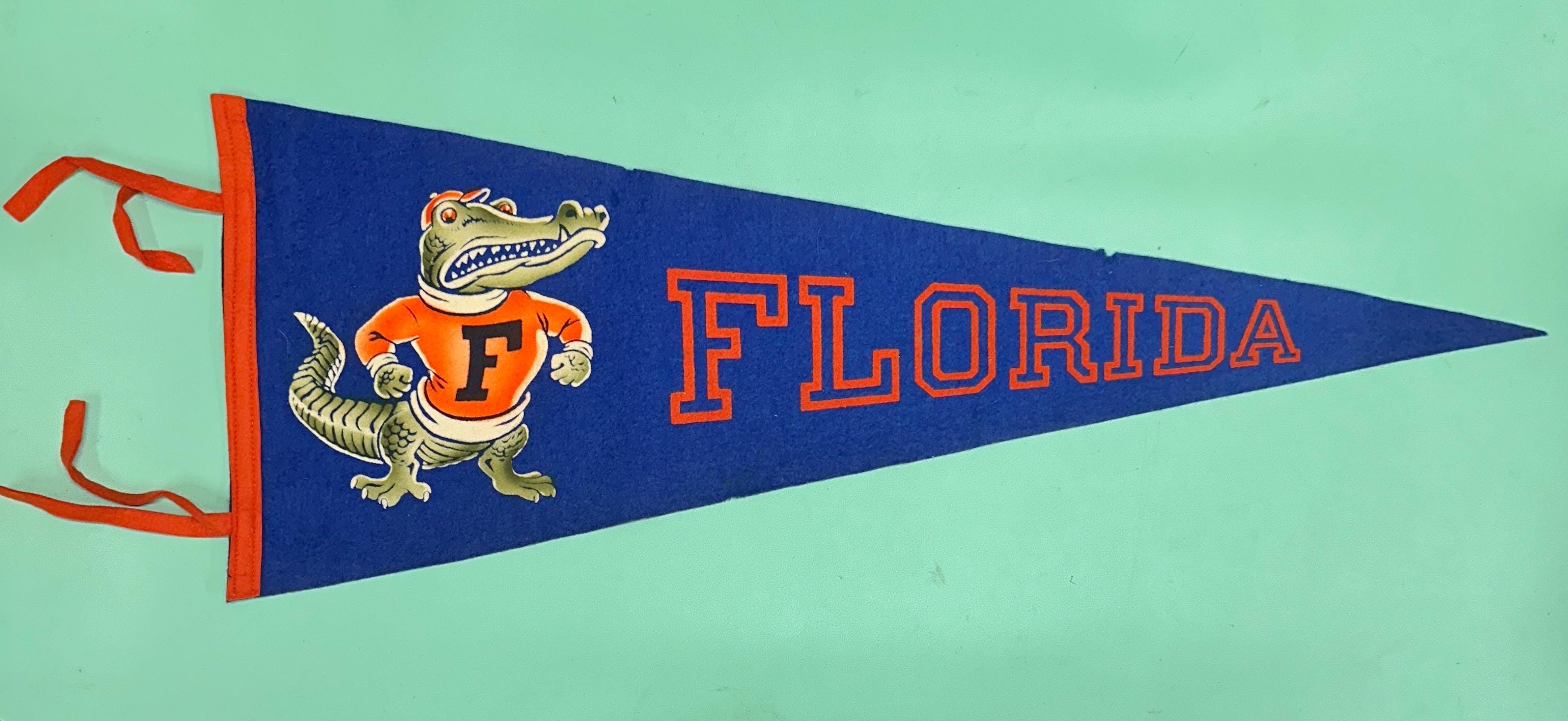 Vintage Florida Gators College University Pennant Flag Banner 11x29 ...