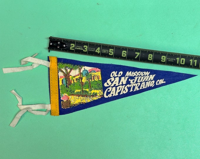 Vintage 1950's Old Mission San Juan Capistrano California Souvenir Mini ...