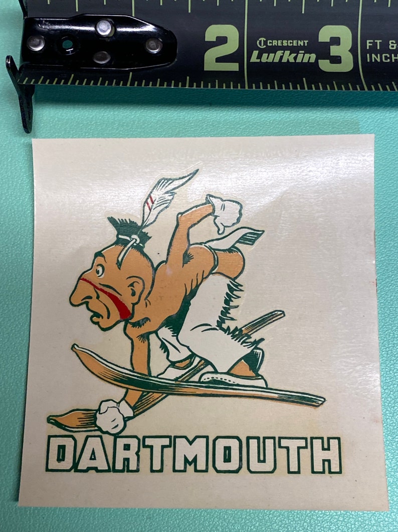 1950s Vintage Dartmouth Big Green Ivy League 3x3 Inch Decal University ...