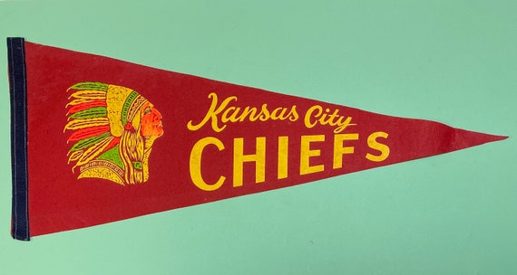 Vintage NFL Kansas City Chiefs Pennant - munimoro.gob.pe