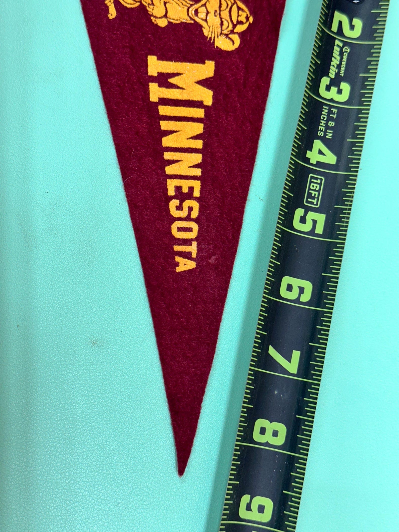 Vintage Minnesota Golden Gophers College University MINI Pennant Flag ...