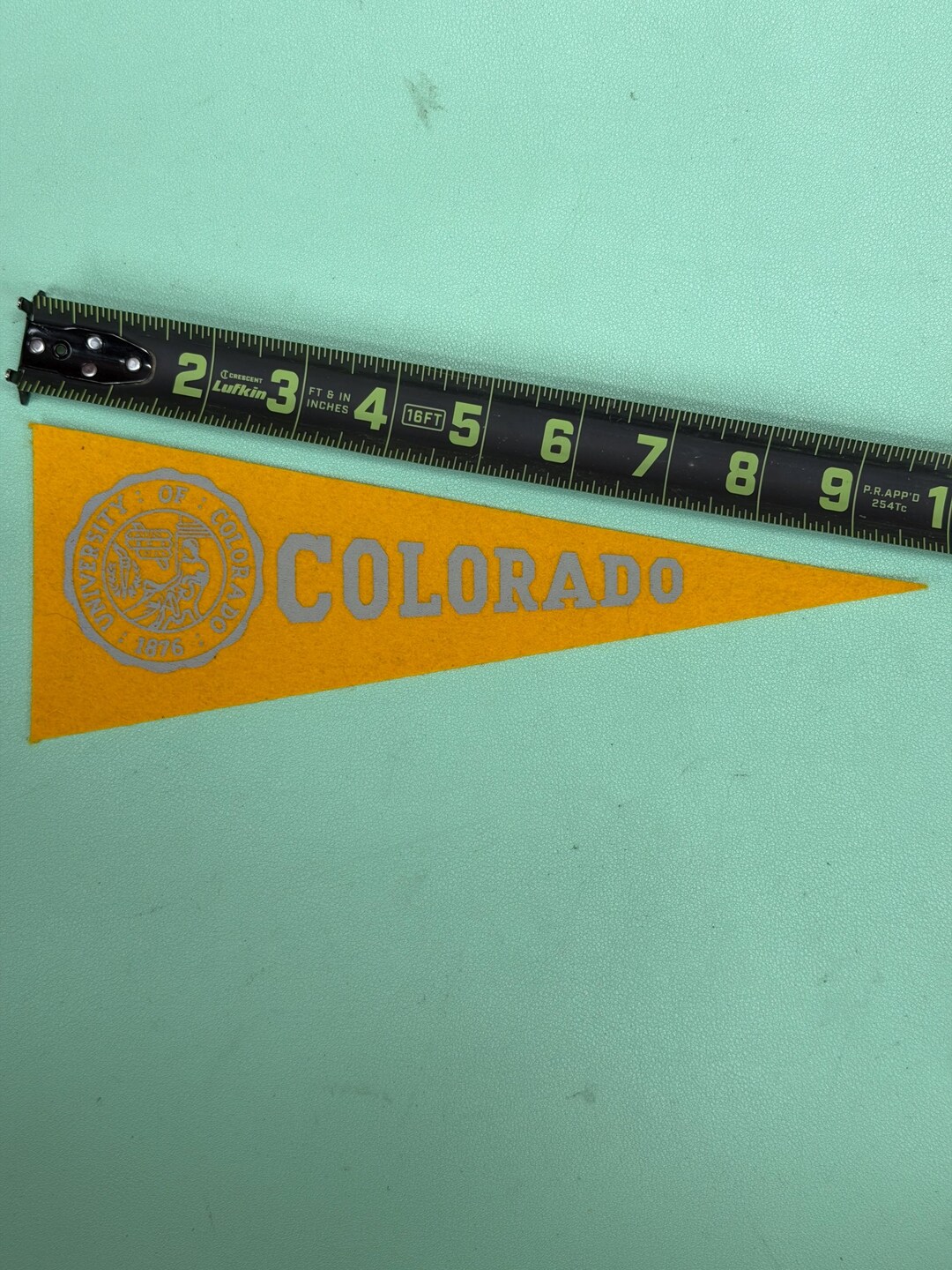 1950's Vintage Colorado Buffaloes College University MINI Pennant Flag ...