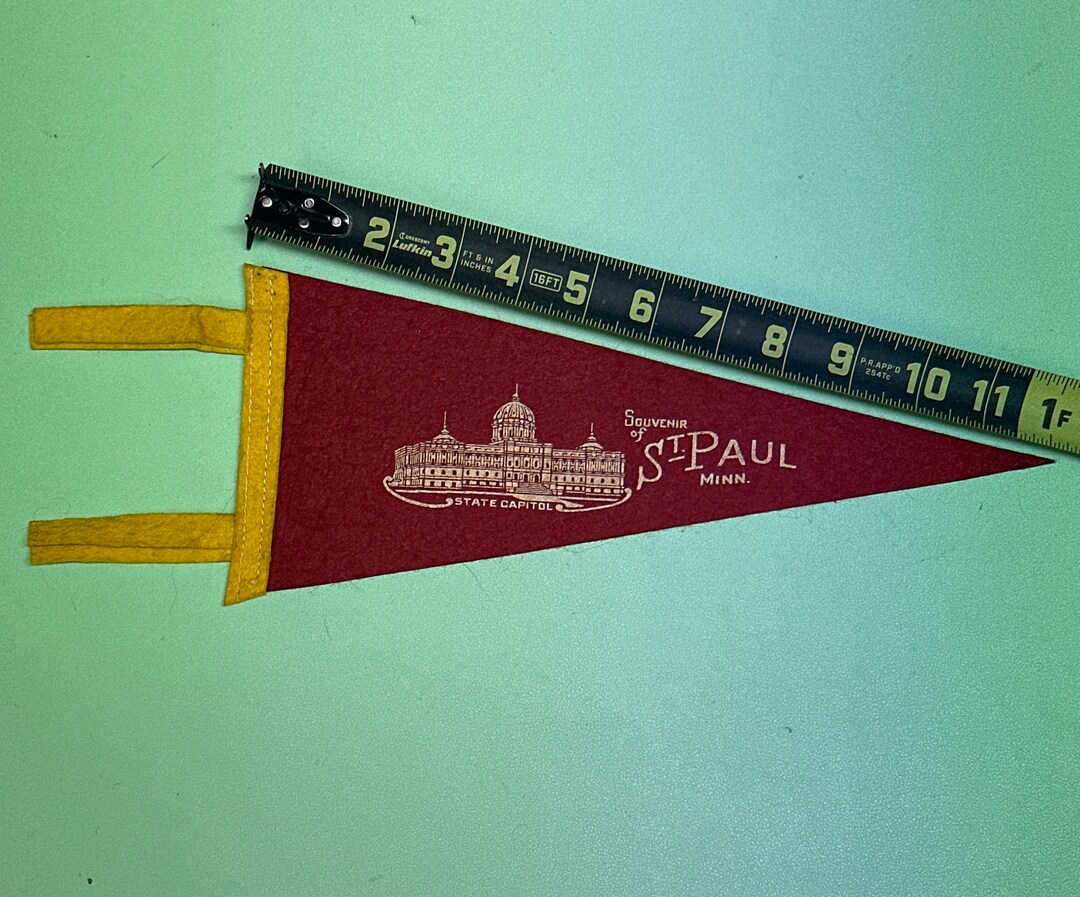1950's Vintage St. Paul Minnesota Capital Building Mini Pennant 5x12 ...