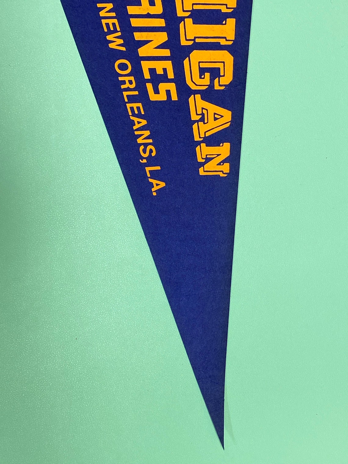 1984 Vintage Michigan Wolverines Football University Pennant - Etsy