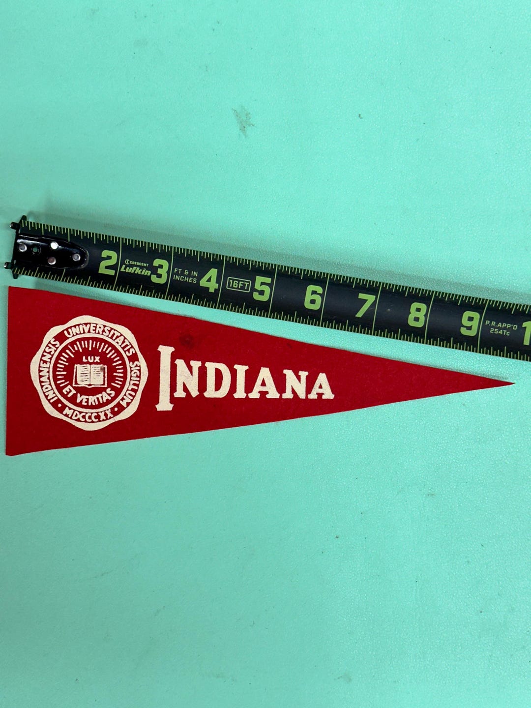 1950's Vintage Indiana Hoosiers College University MINI Pennant Flag ...