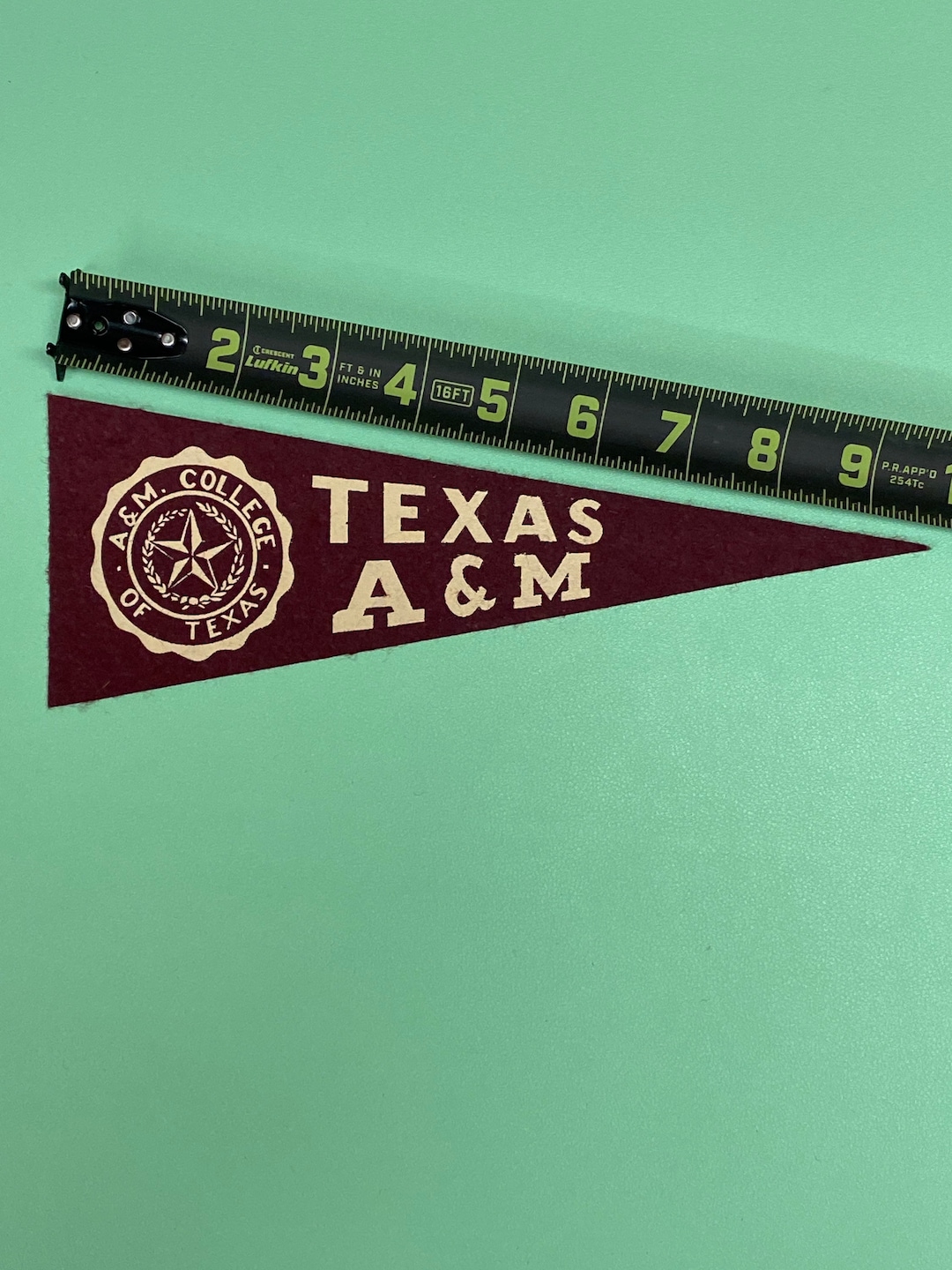 1950's Vintage Texas A&m Aggies College University MINI Pennant Flag ...