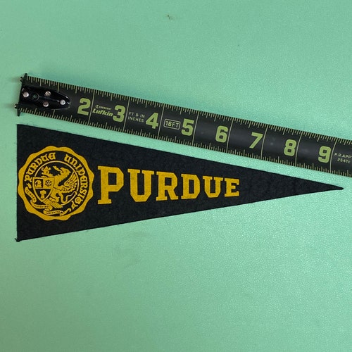 Souvenirs & Events Vintage Purdue University Pennant Art & Collectibles ...