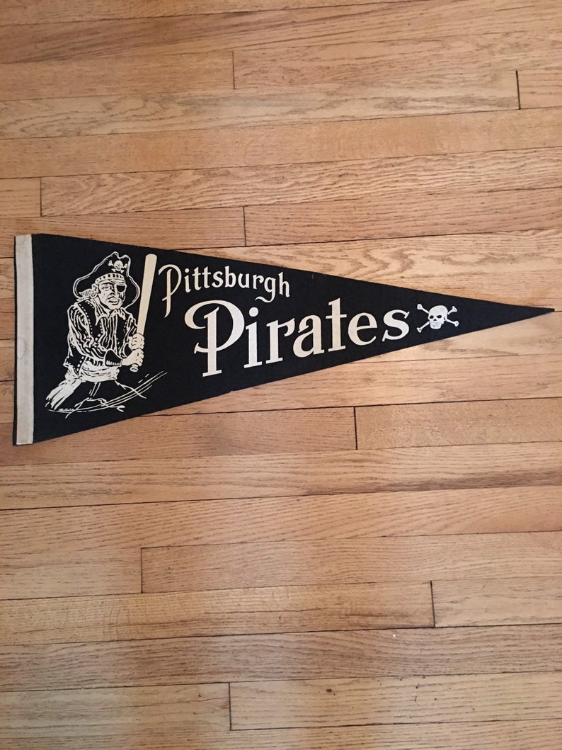 1960's Pittsburgh Pirates Pennant Baseball Mlb Vintage - Etsy
