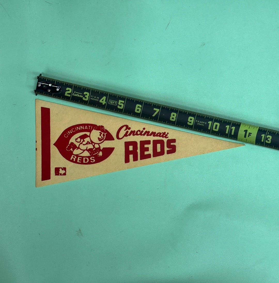 Cincinnati Reds Red Legs Ohio MINI Pennant Baseball Mlb Vintage 5x11.75 ...
