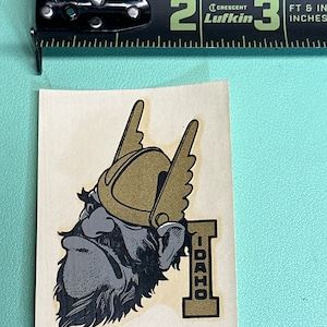 Vintage 1950’s Idaho Vandals University Decal 2x3 In - Etsy