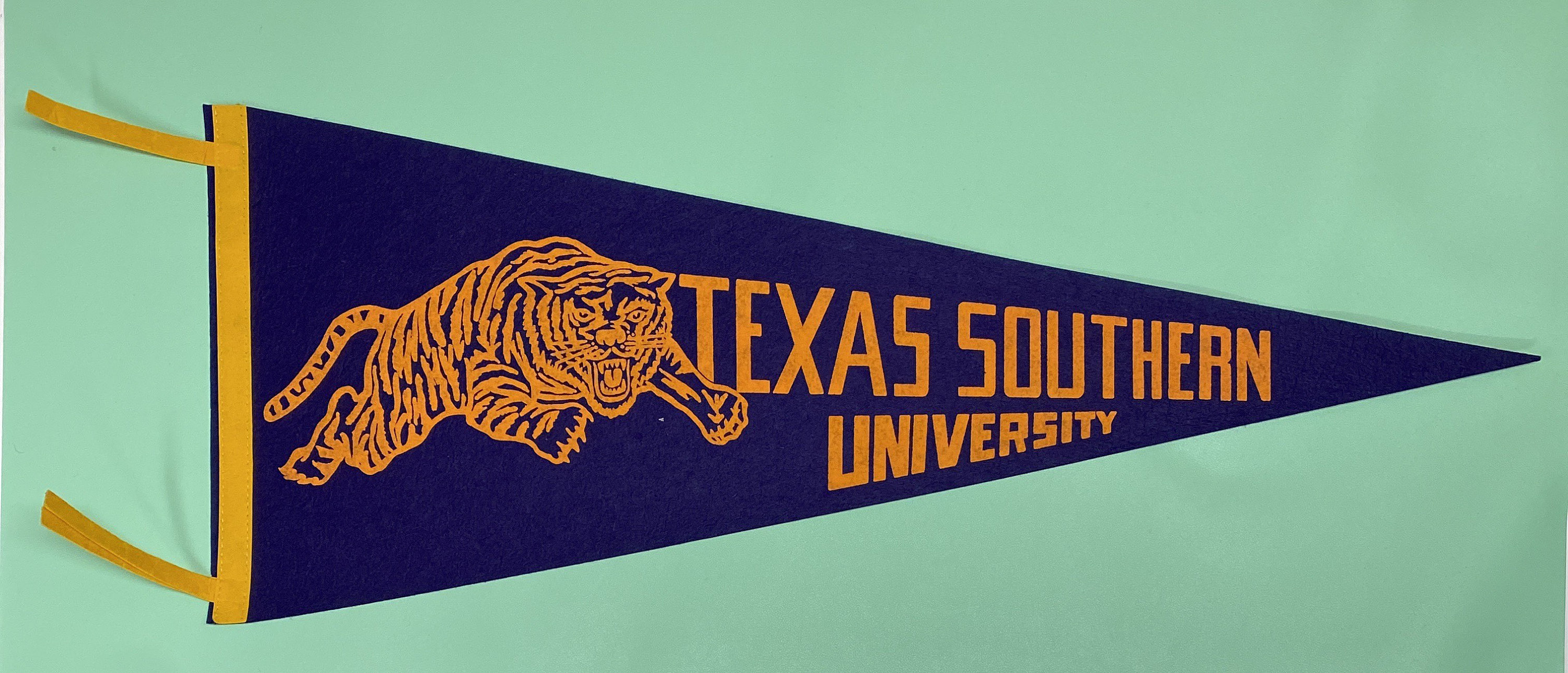 Vintage Texas Southern Tigers University Banderín 12x29.75 | Etsy