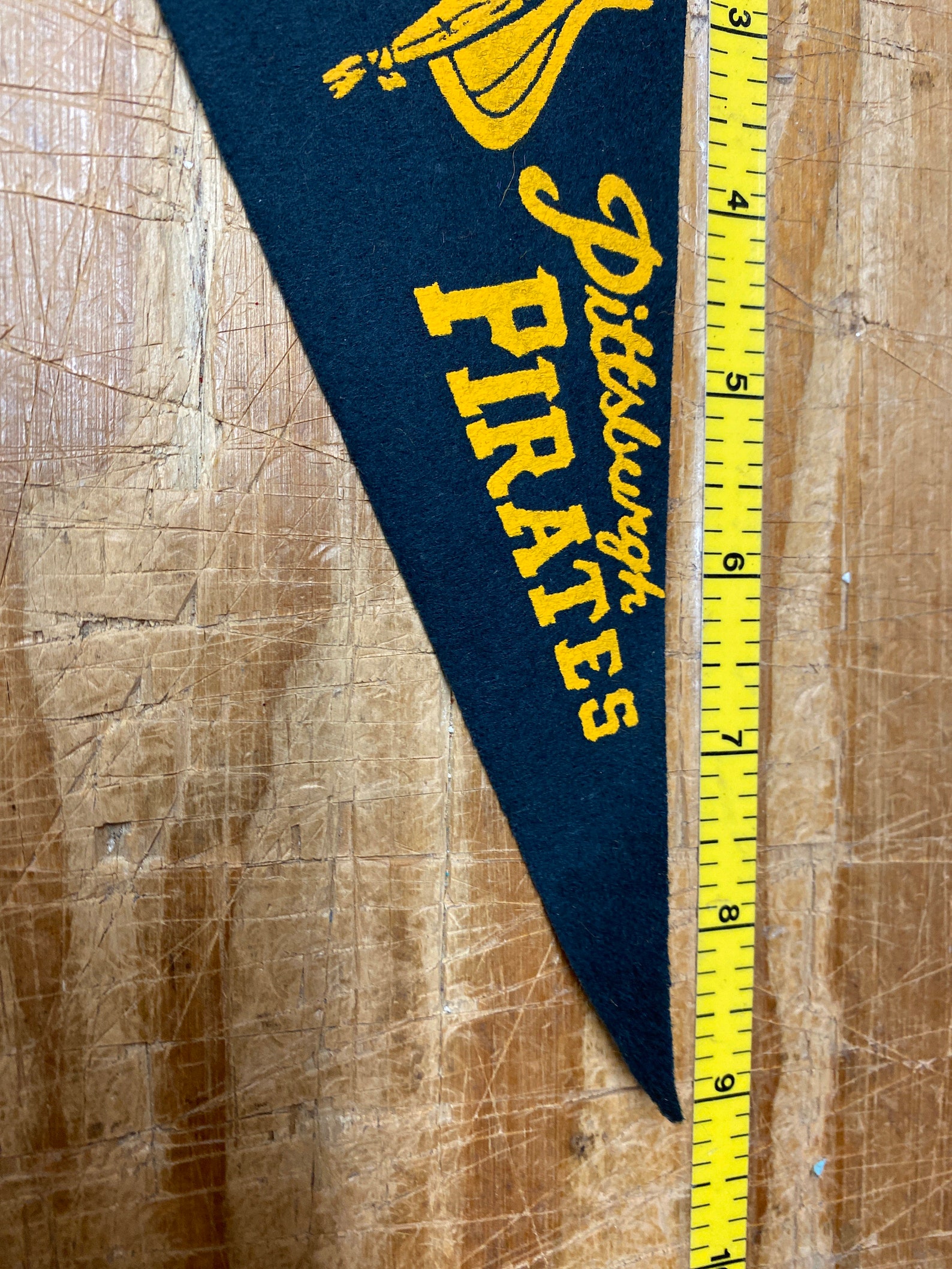 1960's Vintage Pittsburgh Pirates Baseball Mini Pennant 4x9 Inch Flag ...