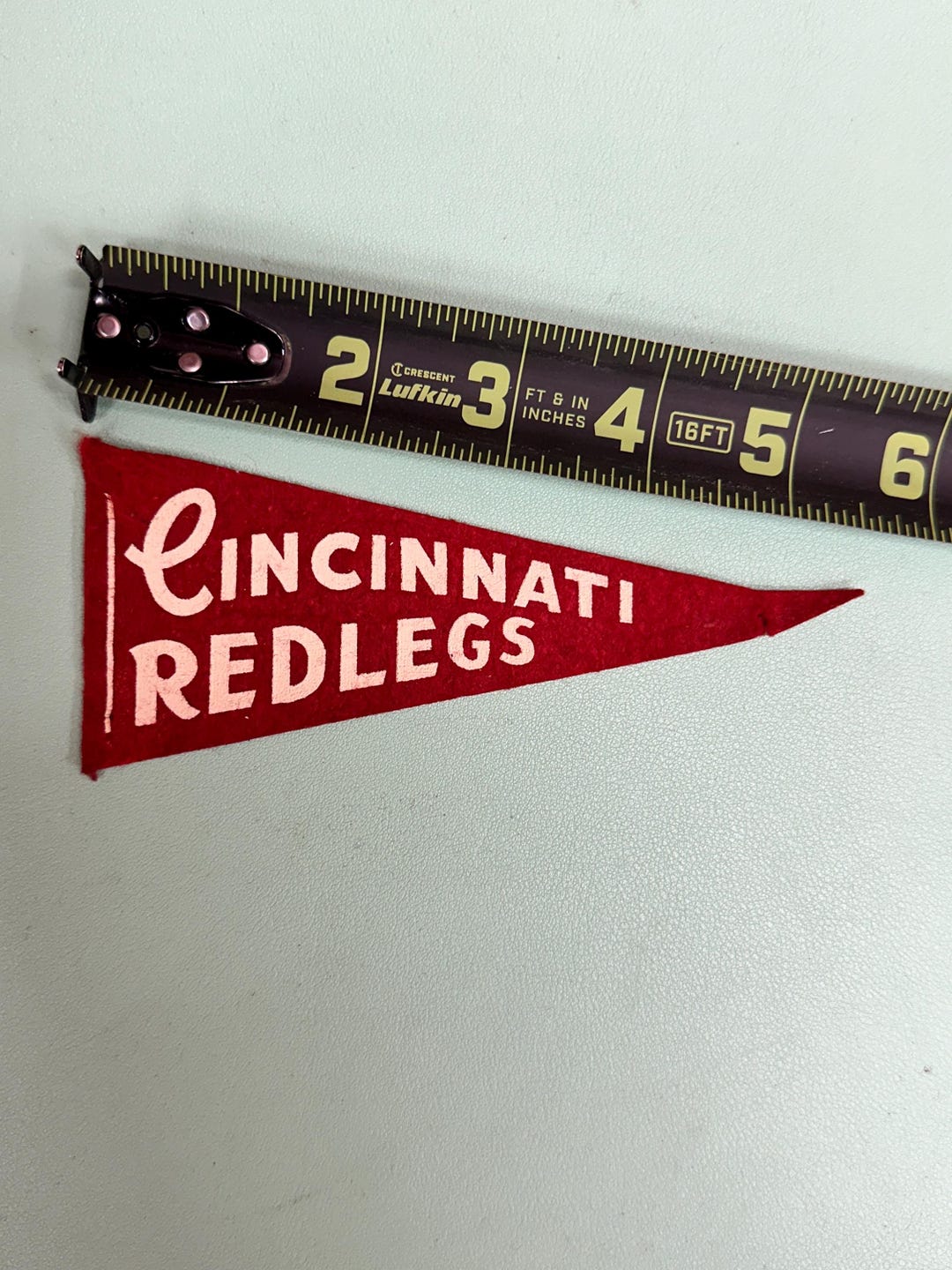 1950’s Cincinnati Reds Red Legs Ohio MINI Pennant Baseball Mlb Vintage ...