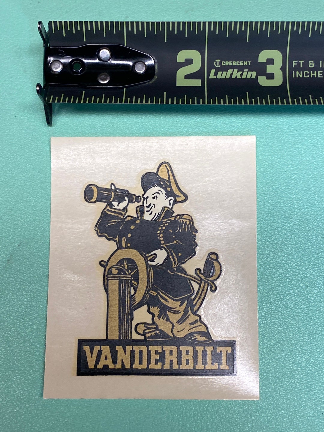 1950s Vintage Vanderbilt Commodores 3x2.75inch Decal University - Etsy