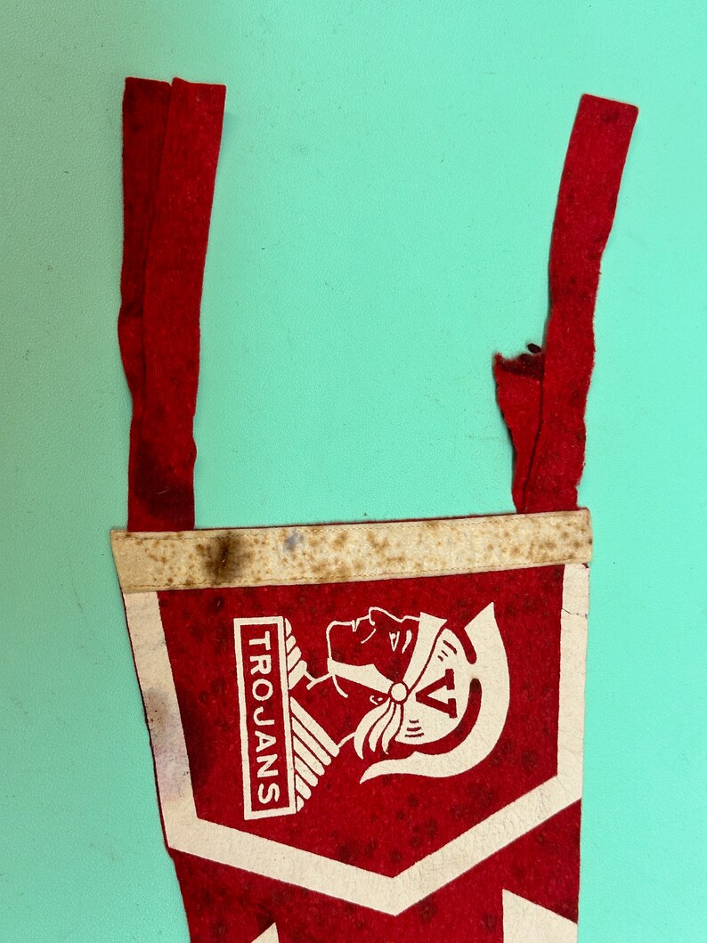 Vintage Victory Trojans Pennant Flag Banner 6.5x20 Inches - Etsy