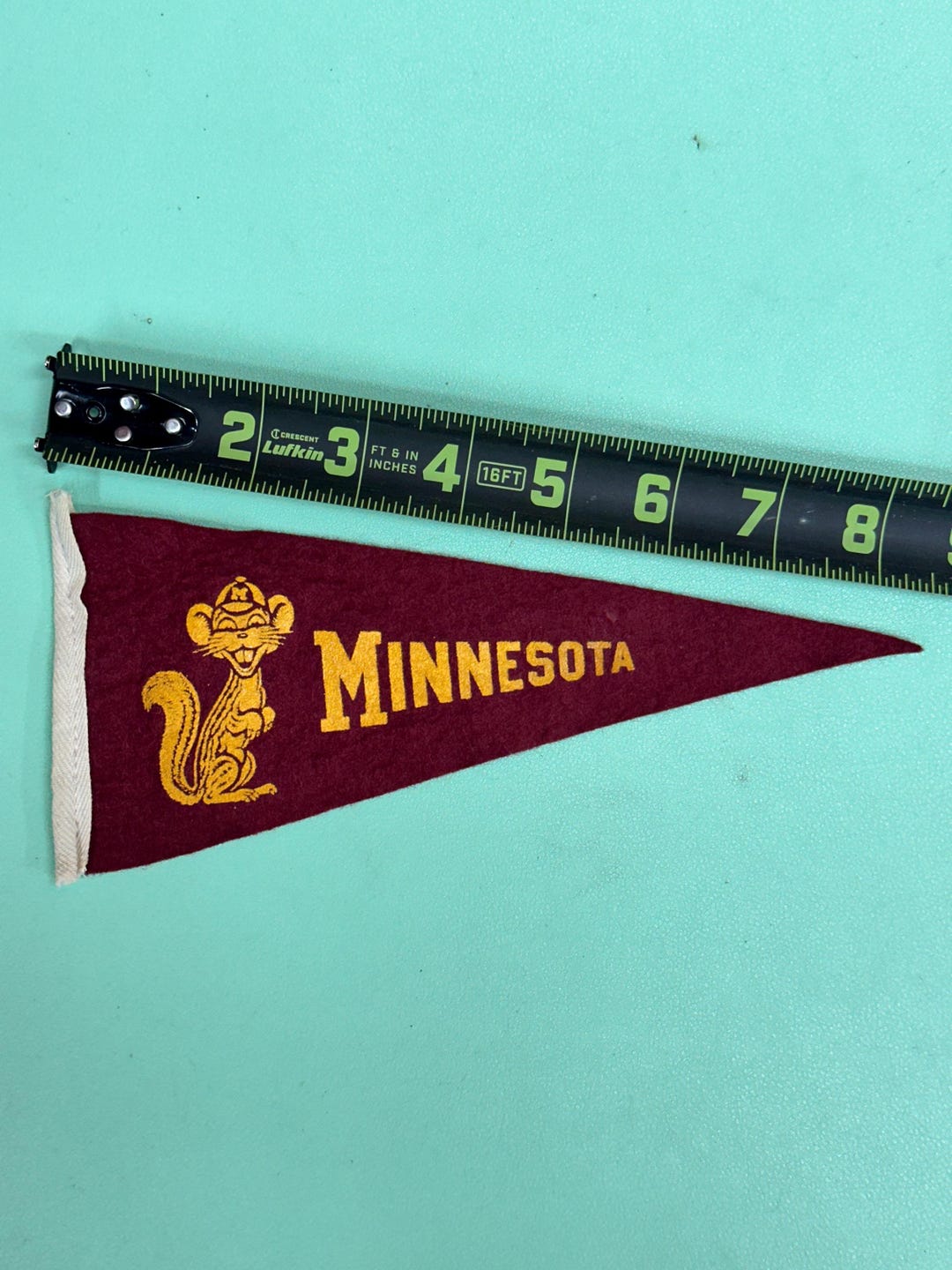 Vintage Minnesota Golden Gophers College University MINI Pennant Flag ...