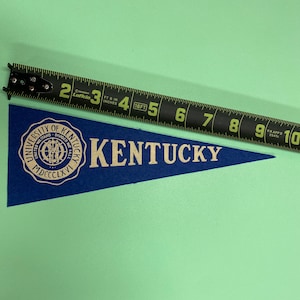 1950's Vintage Kentucky Wildcats College University MINI Pennant Flag ...
