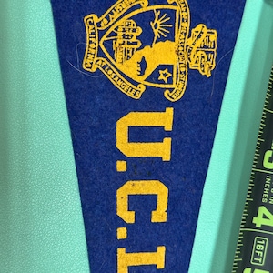1950's Vintage UCLA Bruins California College University MINI Pennant ...