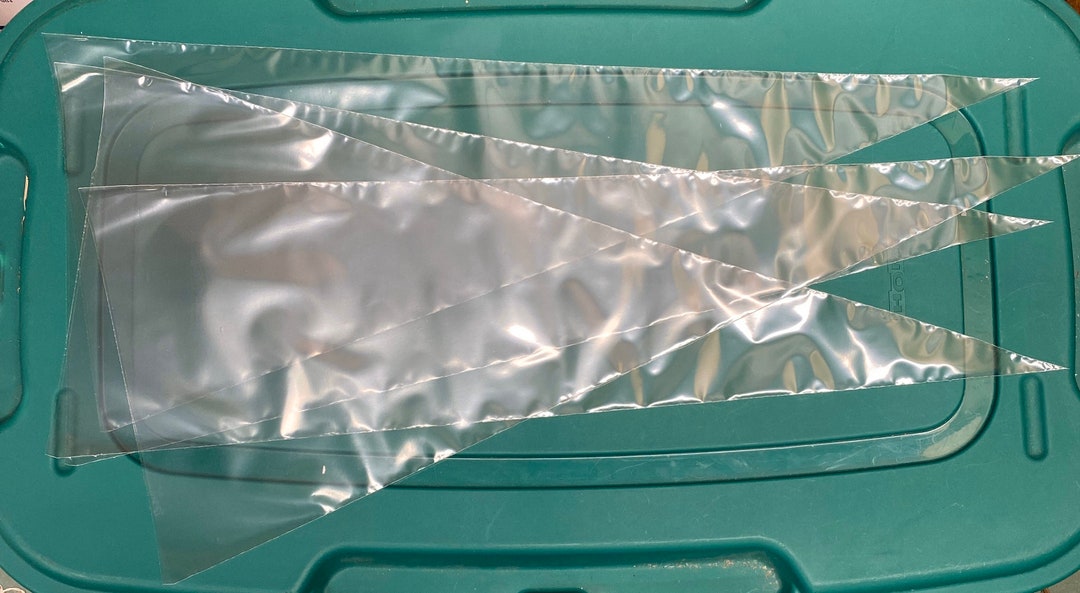 5x Soft Pennant Sleeve Bag 3 Mil Polyethylene Case Holder 12.75x31.5 ...