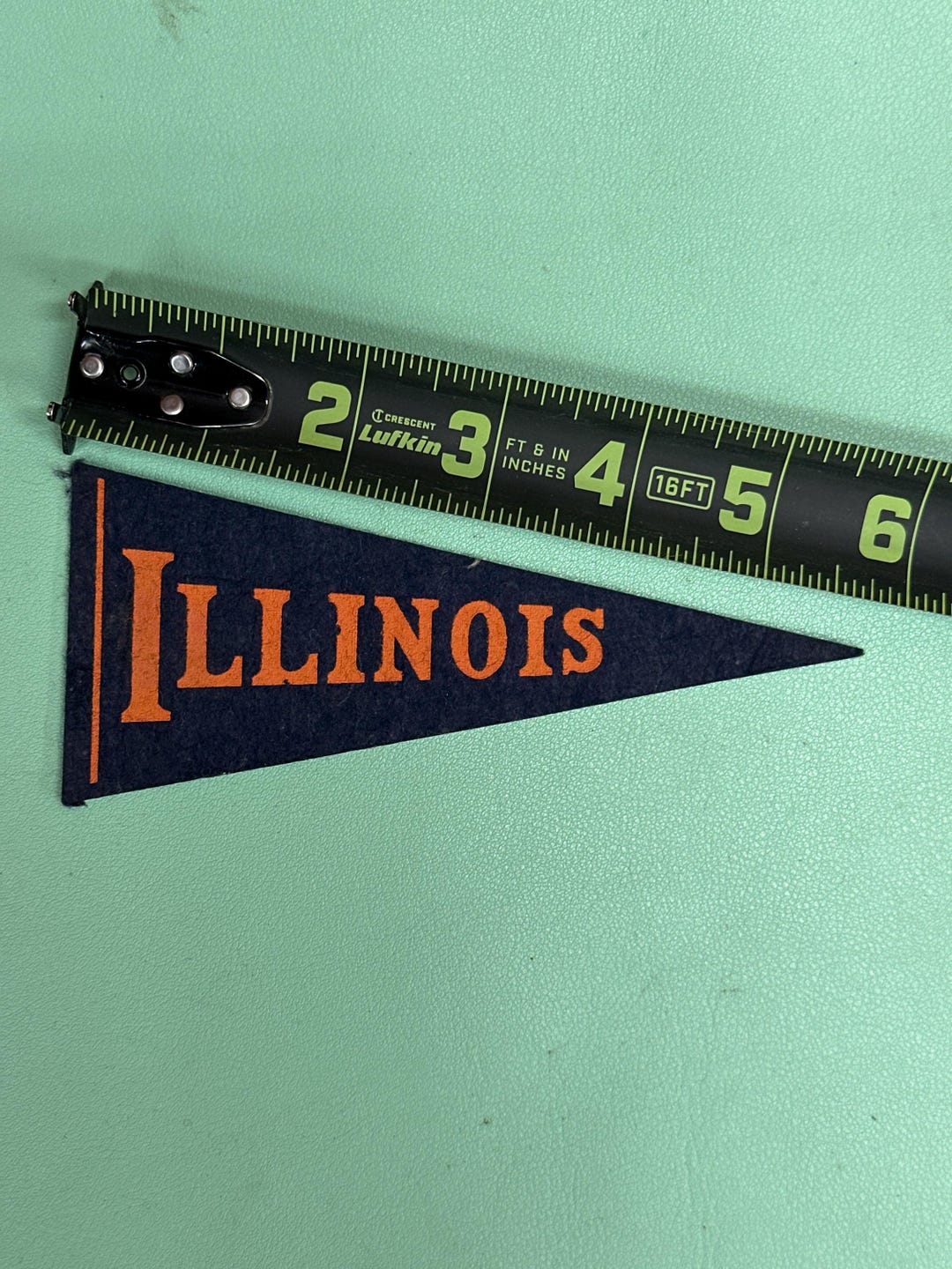 1950's Vintage Illinois Fighting Illini College University MINI Pennant ...