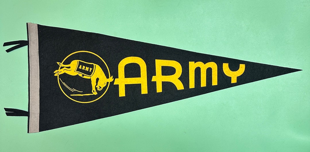 1960's Vintage Army West Point College University Pennant Flag Banner ...