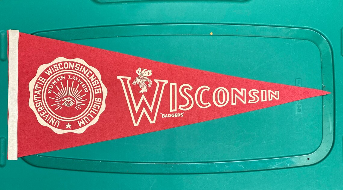 1960's Vintage Wisconsin badgers College University | Etsy