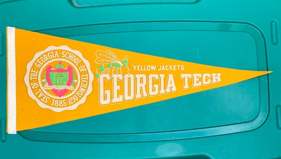 1960s Vintage Georgia Tech Yellow Jackets College University - Etsy