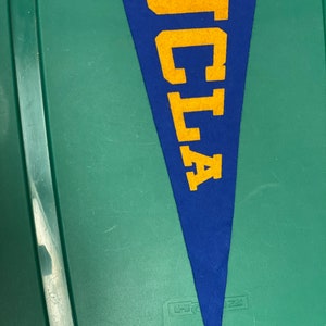 1960's Vintage UCLA Bruins California College University Pennant Flag ...