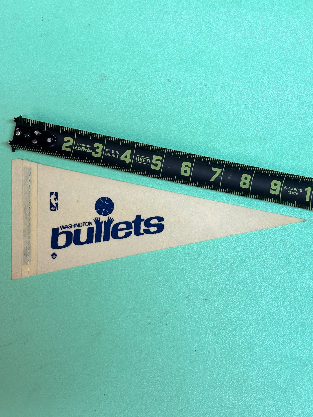 1970's Vintage Washington Bullets Wizards NBA Basketball MINI Pennant ...