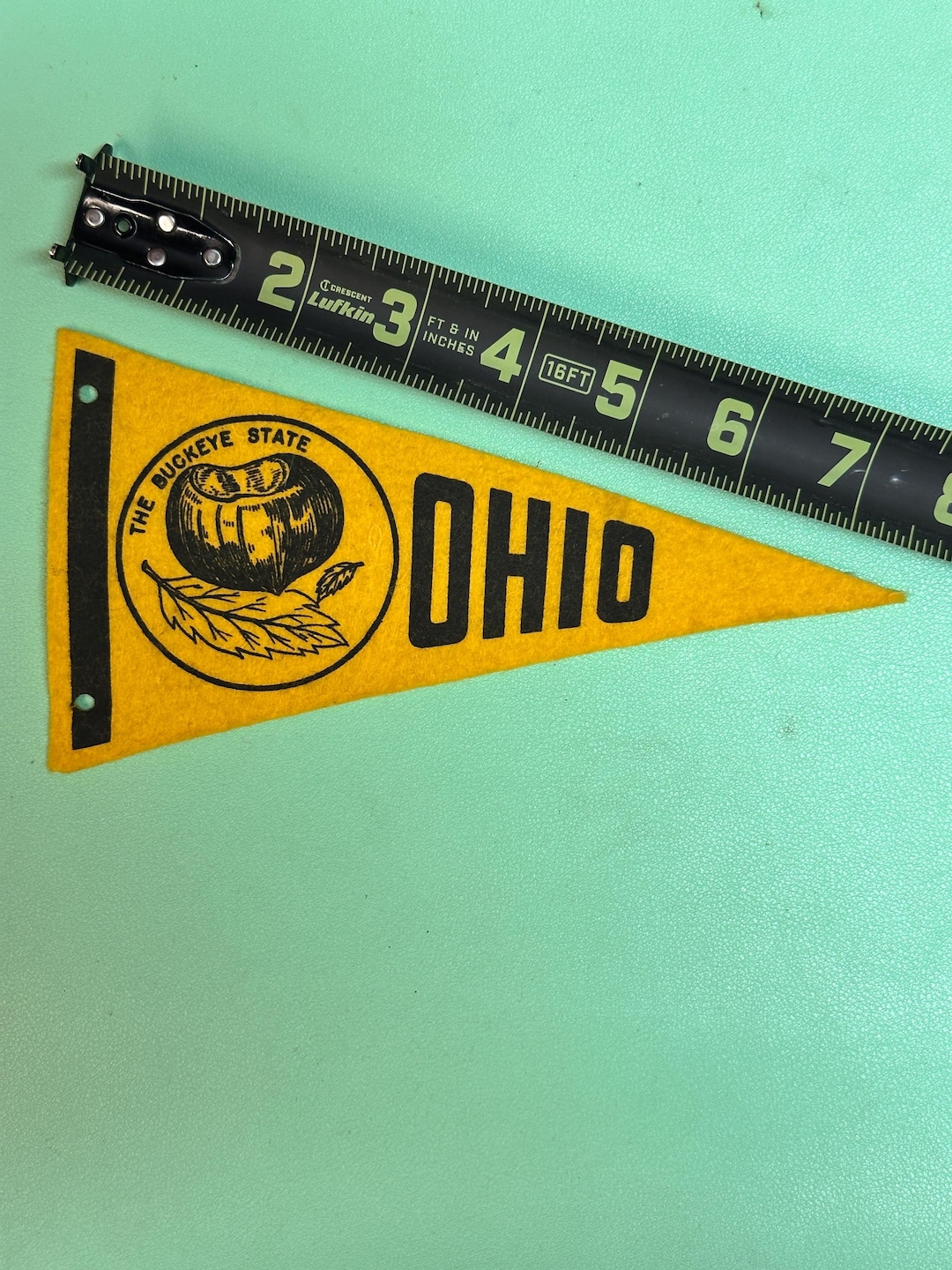 Vintage 1960’s Ohio Buckeyes MINI Pennant Flag Banner 4x7.5 Inches - Etsy