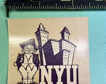 New York University Decal - Etsy
