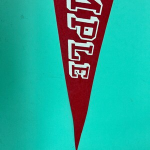Vintage Temple Owls College University Pennant Flag Banner 12x30 Inches ...