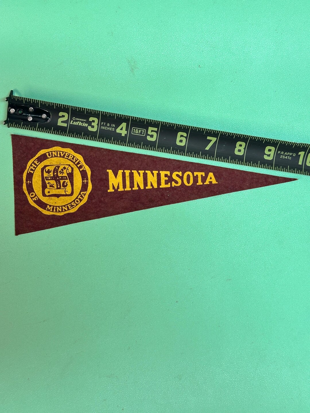 1950's Vintage Minnesota Golden Gophers College University MINI Pennant ...
