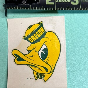 1950s Vintage Oregon Ducks Decal University 2.5x3 Inches - Etsy