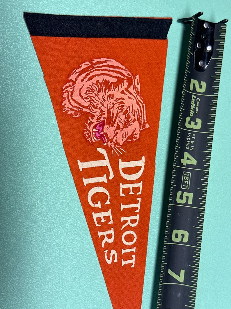 1960's Detroit Tigers Michigan MINI Pennant Baseball Mlb - Etsy