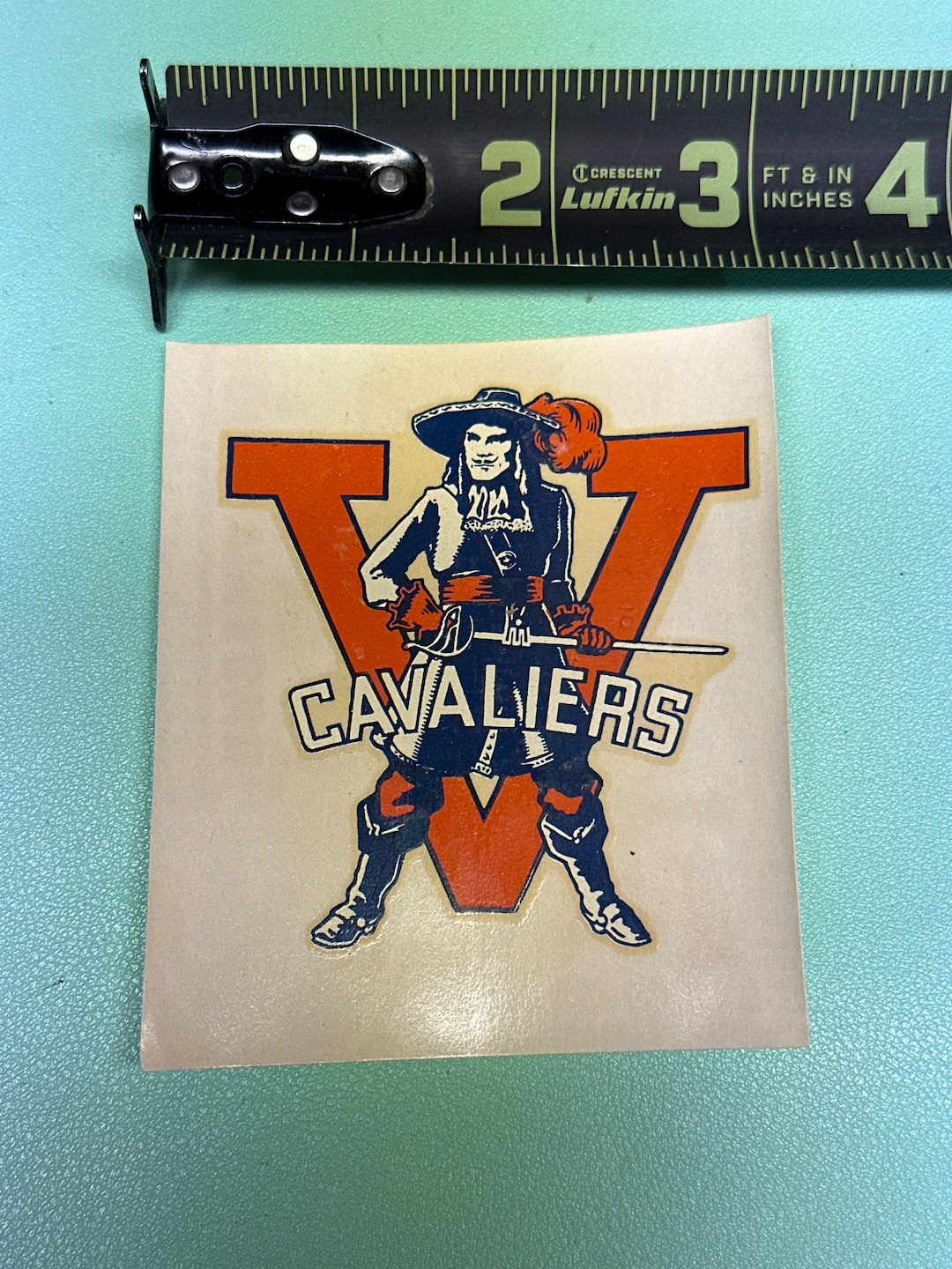 1950s Vintage Virginia Cavaliers Decal University 3x3.5 Inches - Etsy