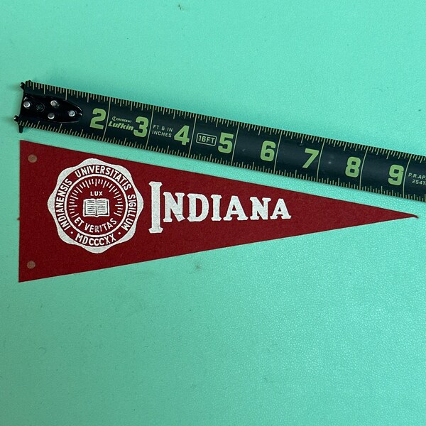 Indiana University Pennant - Etsy